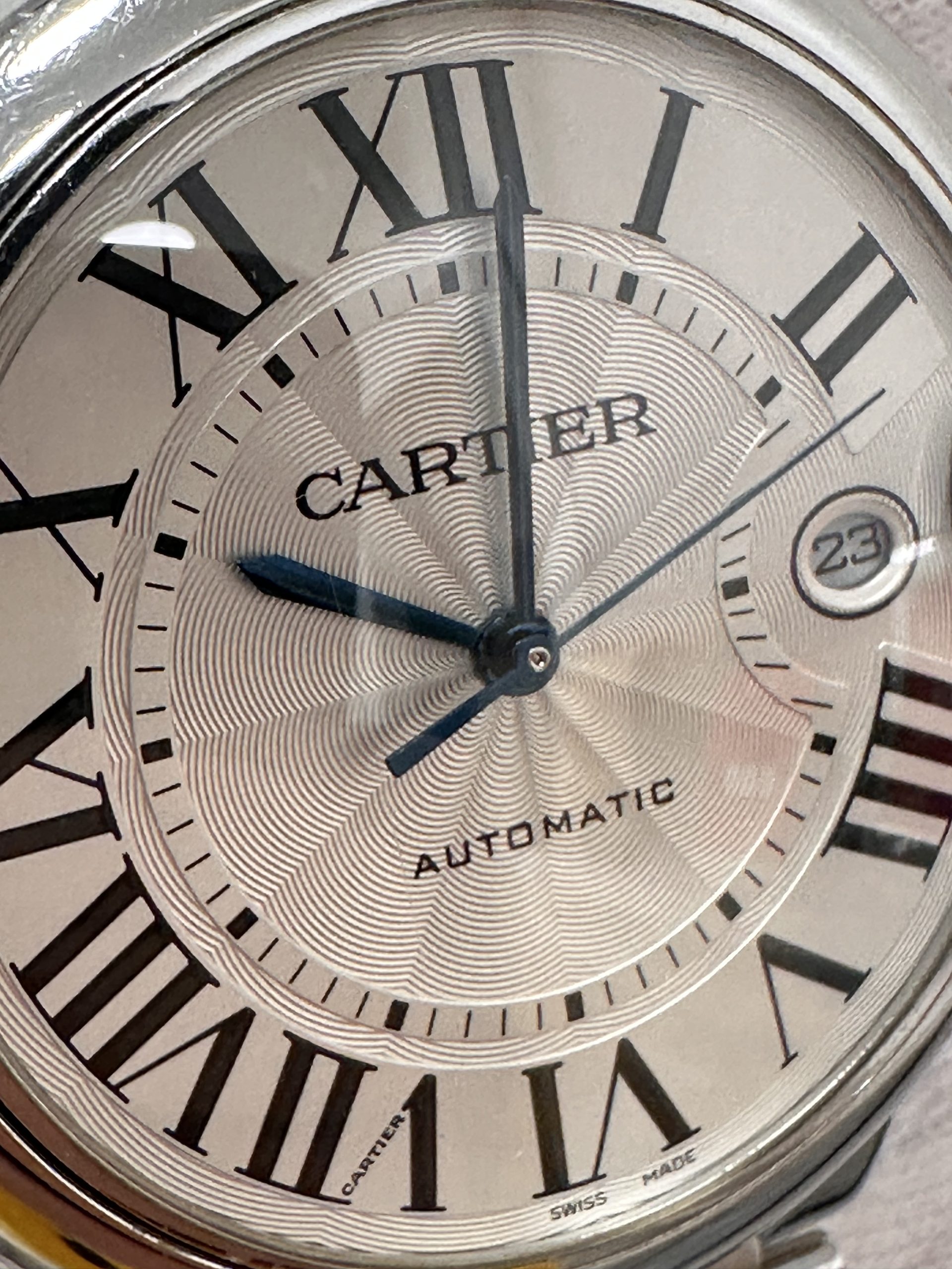 Cartier ballon blue - Clockface